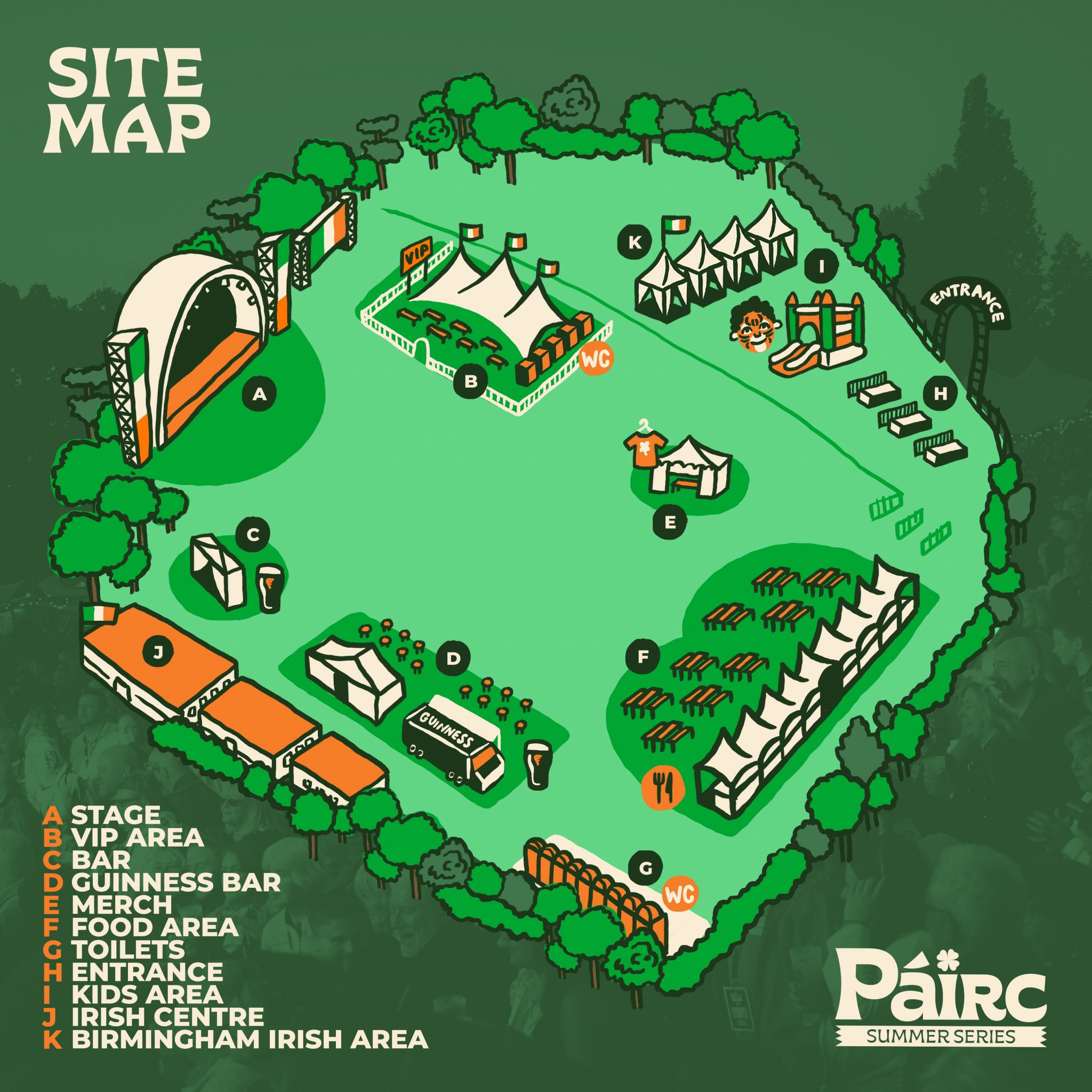 Our Site Map For Pairc 2025 Is Here! - Páirc Summer Series